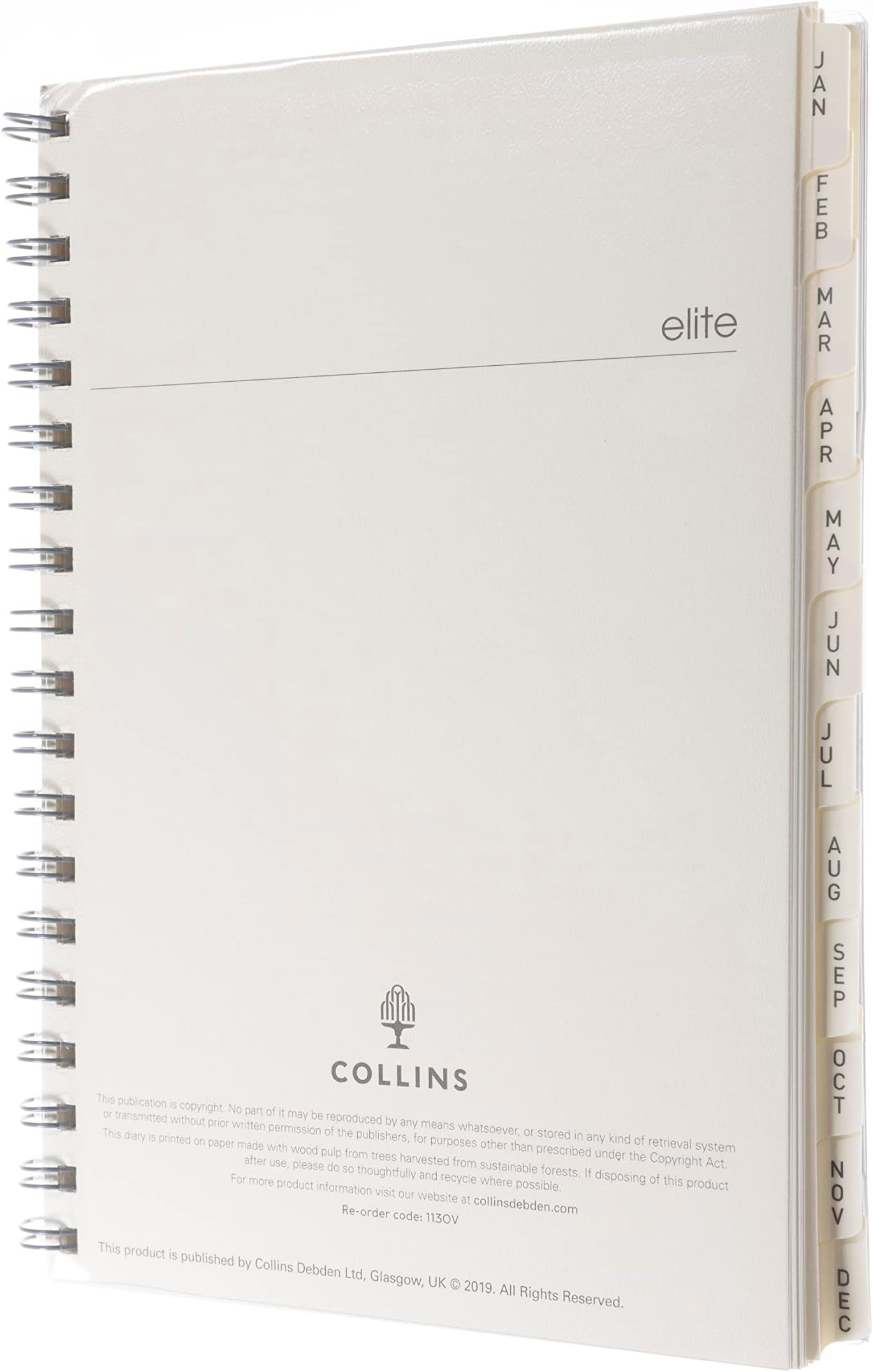 Collins Elite 2024 Diary Executive Week to View Planner - Diary Refill ...