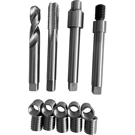Amazon.com: BZBMGMO M12X1.75X16.2 Metric Thread Repair kit,10 Inserts ...