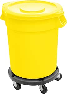 Amazon.com: 55 Gallon (6 Bushel) Utility Cart - Versatile Rolling Trash ...