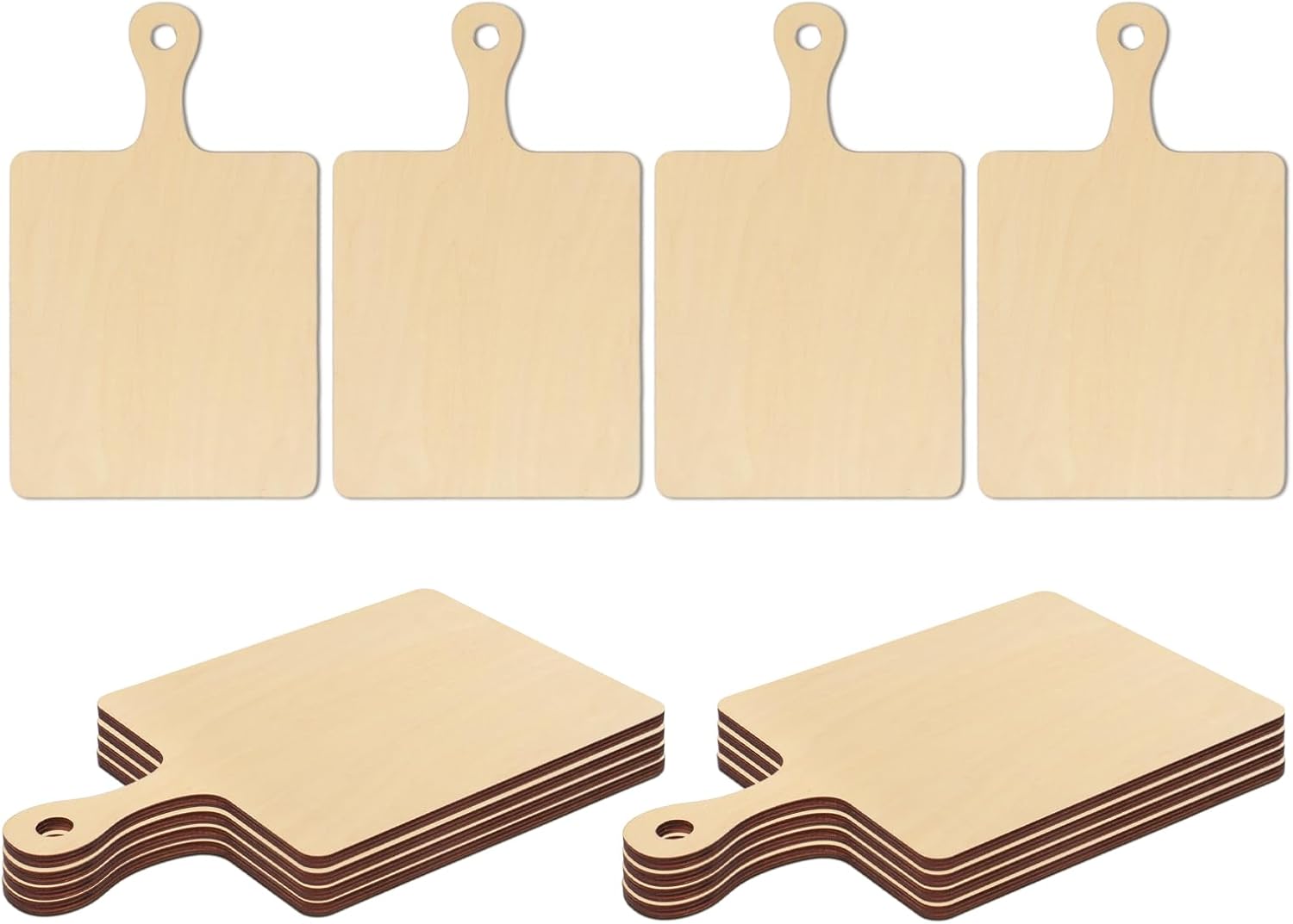 Amazon.com: PYD Life 12 Pack Plywood Sublimation Cutting Board Blanks ...