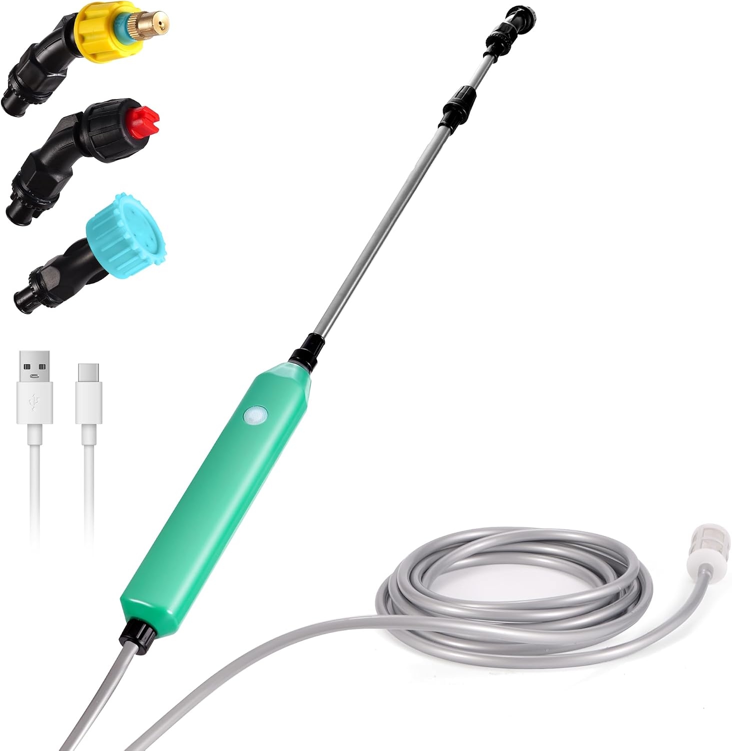 Electric Garden Plant Sprayer, Wand Rechargeable Portable Long Reach ...