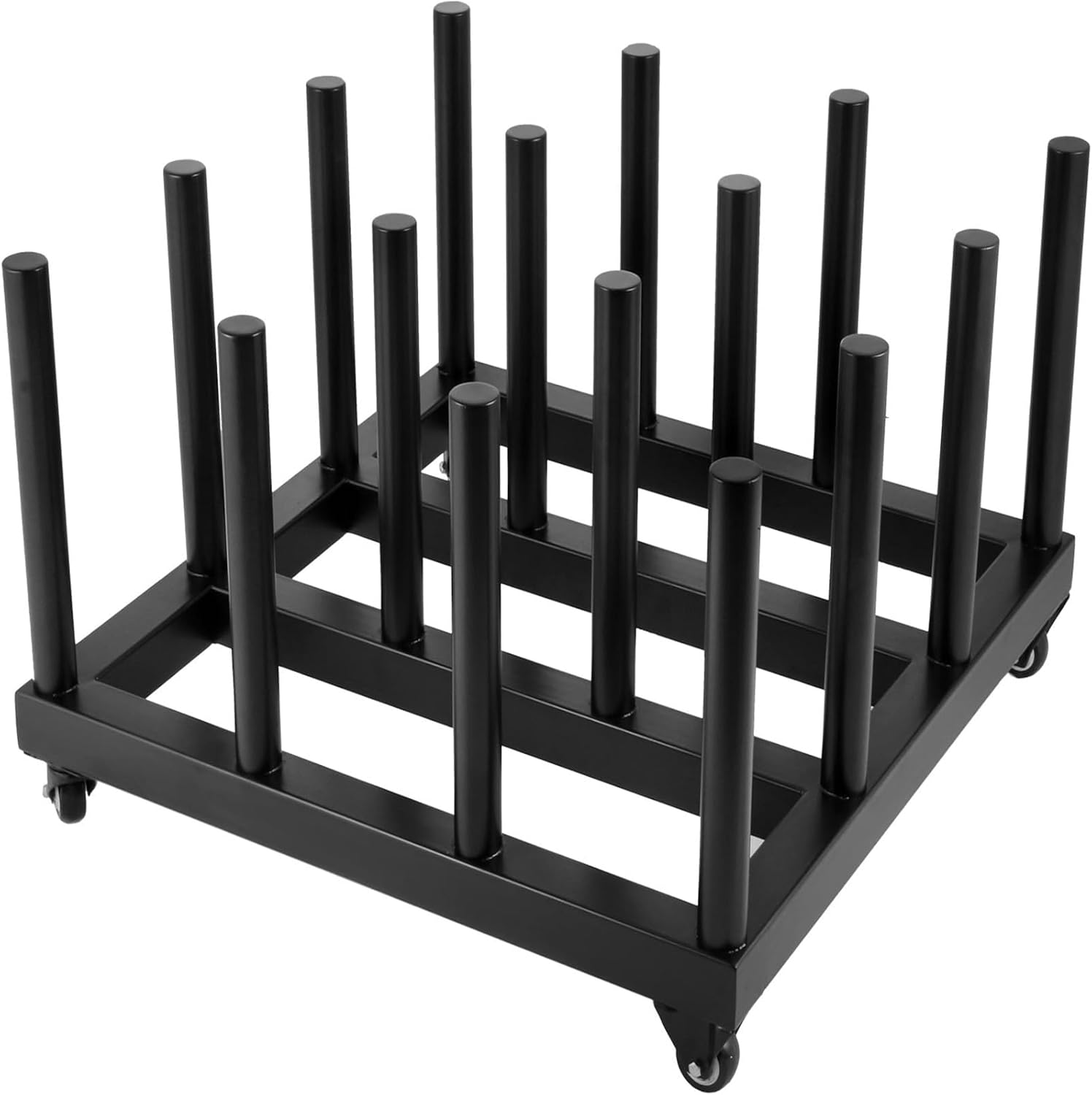 VEVOR Media Roll Storage Rack, Heavy Duty Digital Media Vinyl Cart ...