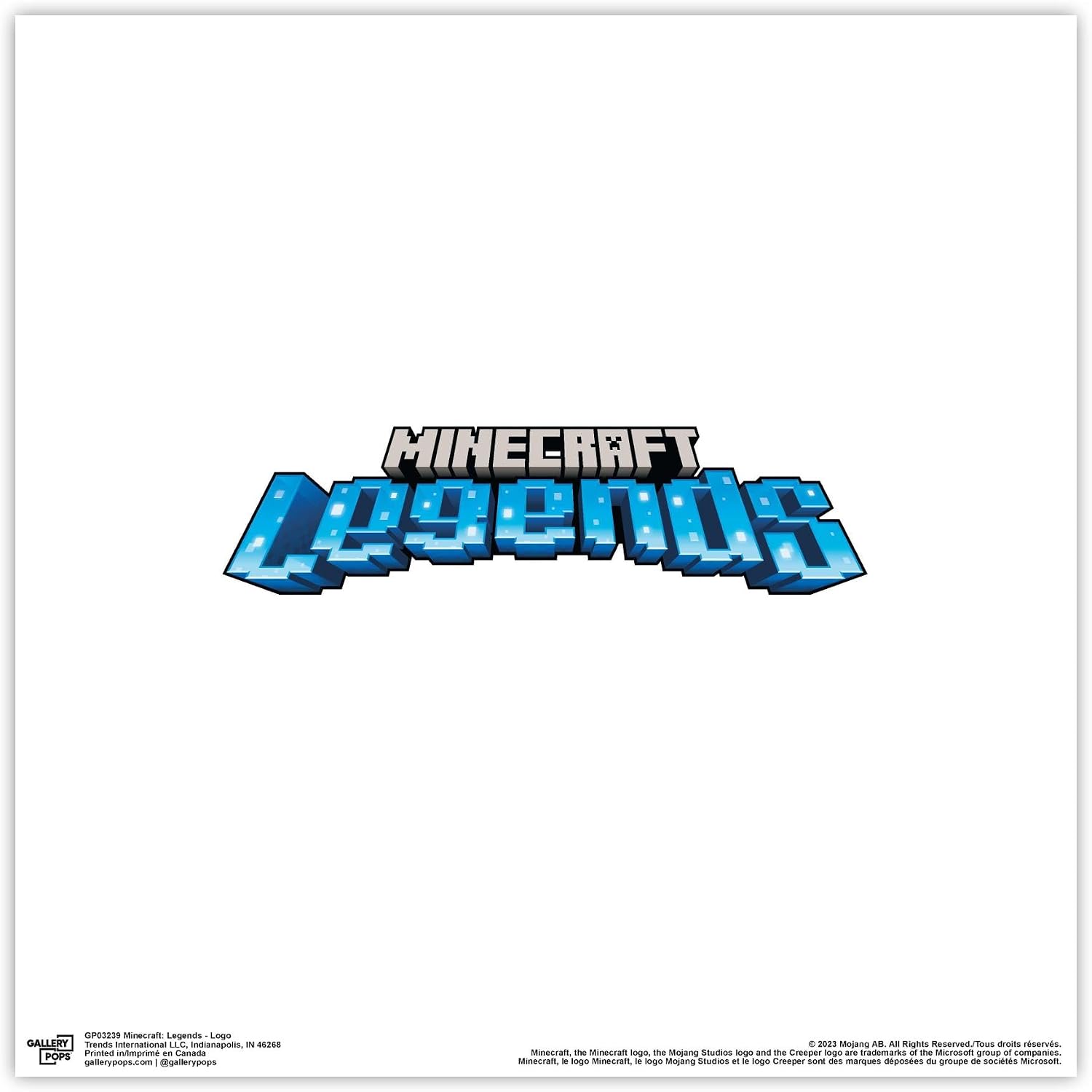 Amazon.com: Trends International Gallery Pops Minecraft: Legends - Logo ...