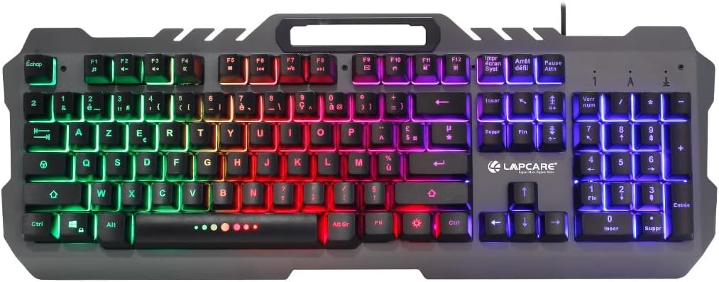 Amazon.in: Buy LAPCARE Champ Gaming Series ALFA Keyboard 8 with Rainbow ...