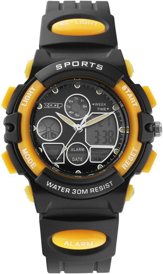 Zoop by Titan AnaDigi Quartz Analog Digital Black Dial Plastic Strap ...
