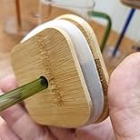 Amazon.com: Tzerotone Glass Cups with Lids and Straws, 4 Pack 17 OZ ...