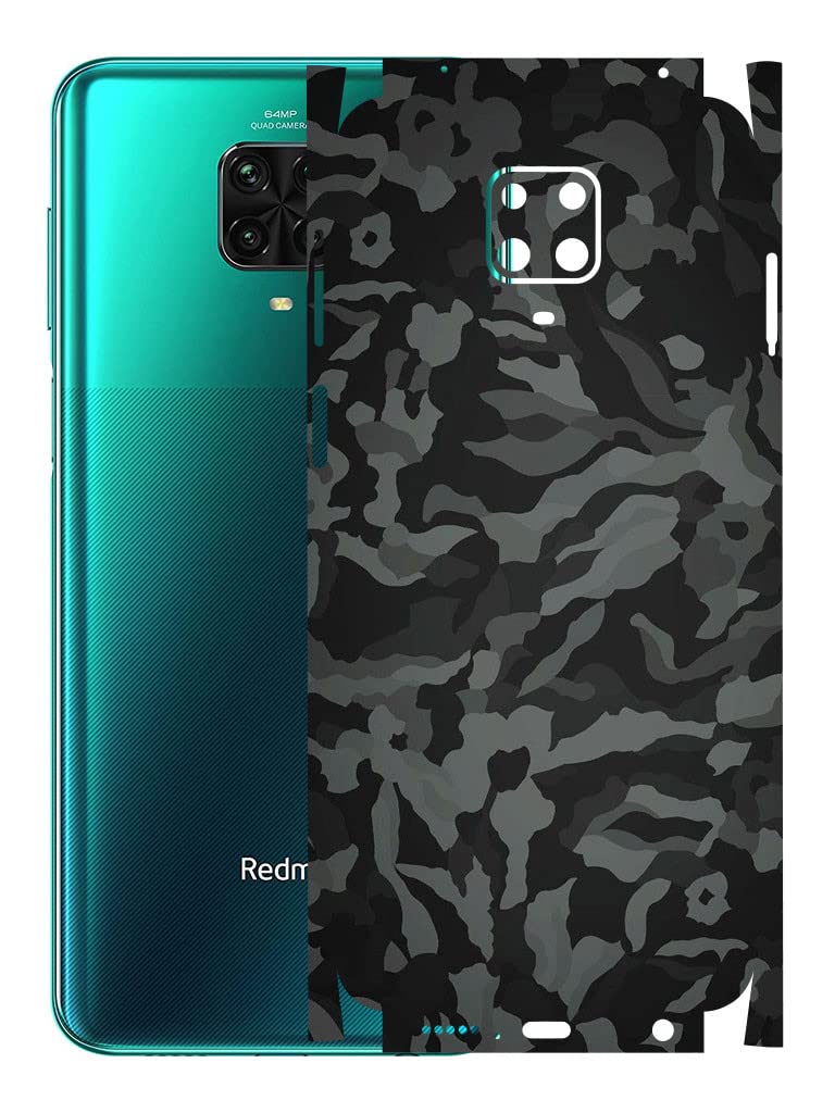 AtOdds - Redmi Note 9 Pro Mobile Back Skin Rear Screen Guard Protector ...