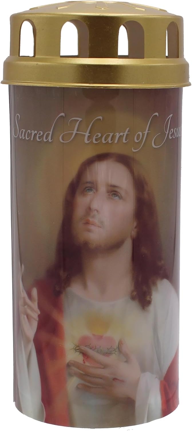 CBC Distributors Religious Devotional LED Candle with Cap and Prayer ...