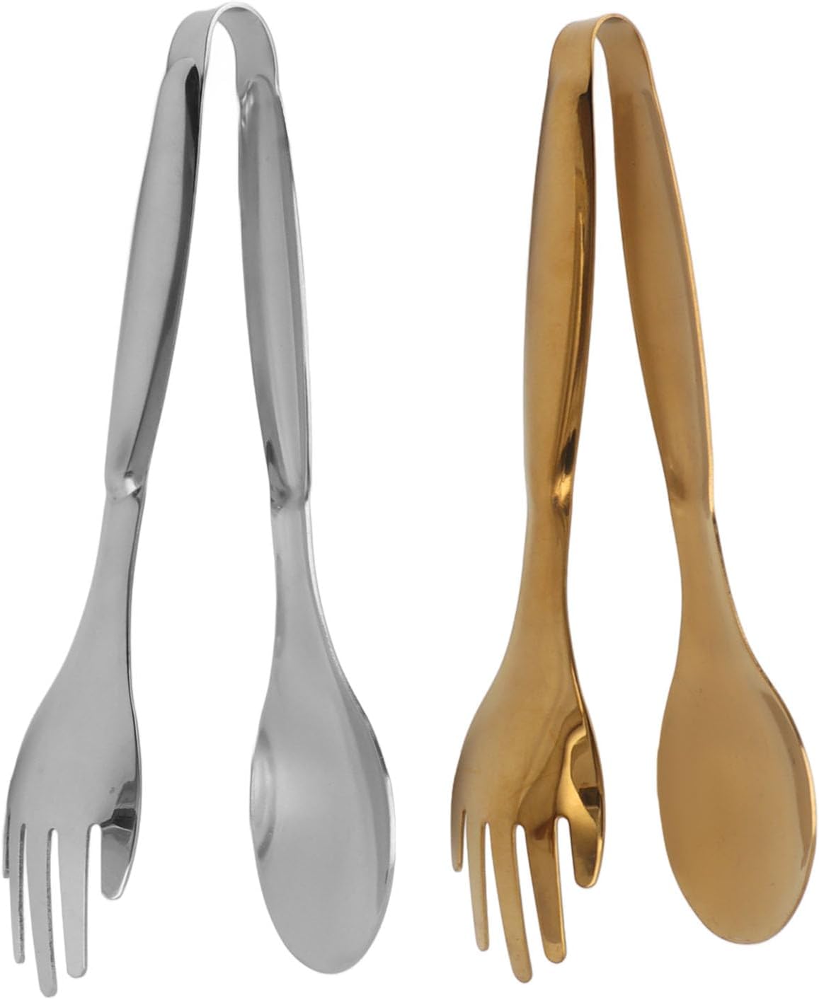 2 Pinzas para Servir de Acero Inoxidable, Pinzas para Alimentos, Pinzas ...