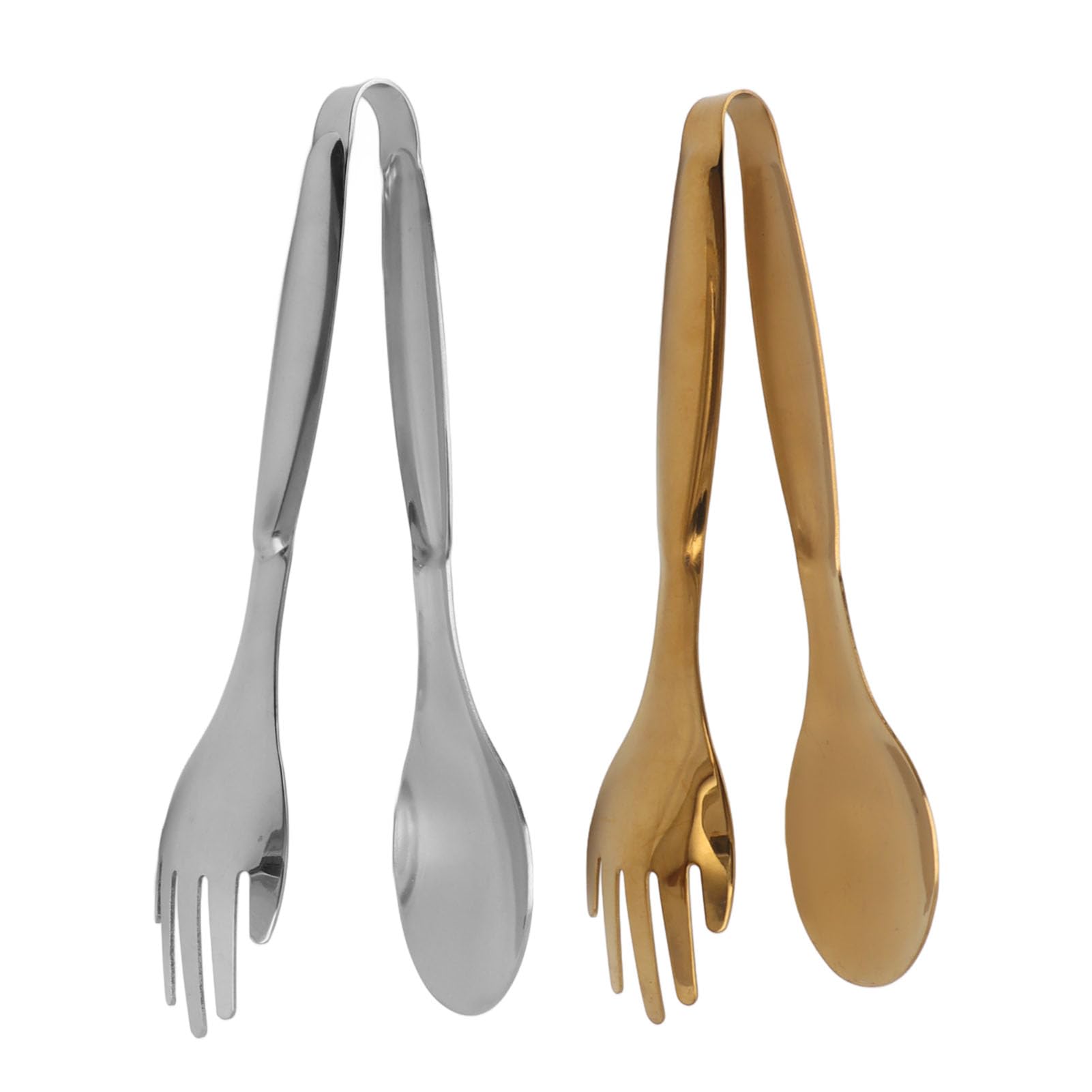 2 Pinzas para Servir de Acero Inoxidable, Pinzas para Alimentos, Pinzas ...
