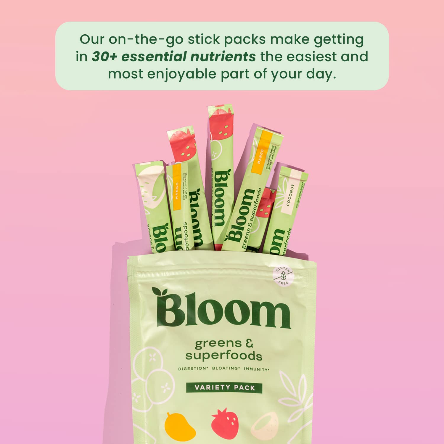 Snapklik.com : Bloom Nutrition Super Greens Powder Stocking Stuffer ...