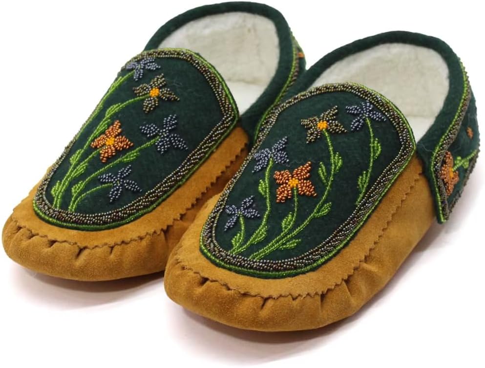 Amazon.com | Handmade Beaded Leather Moccasin| Inspired by Native ...