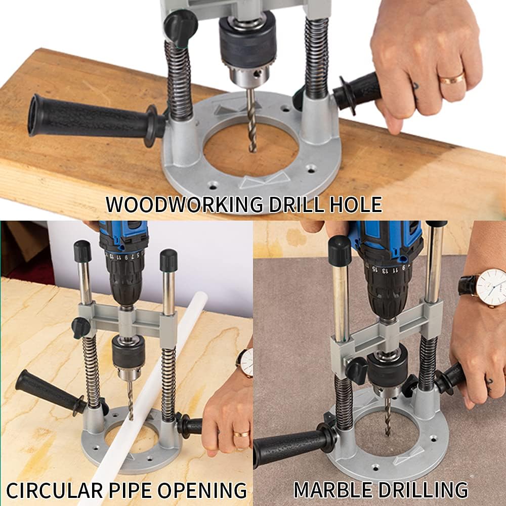 CIPCO PRO TOOL Guía de taladro de ángulo recto con portabrocas para ...