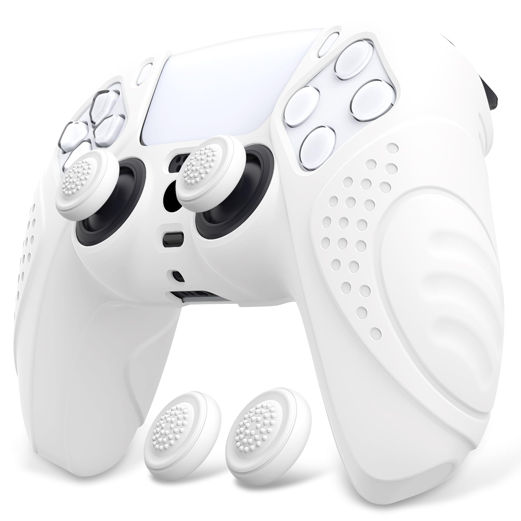 Amazon.com: eXtremeRate PlayVital Guardian Edition White Ergonomic Soft ...