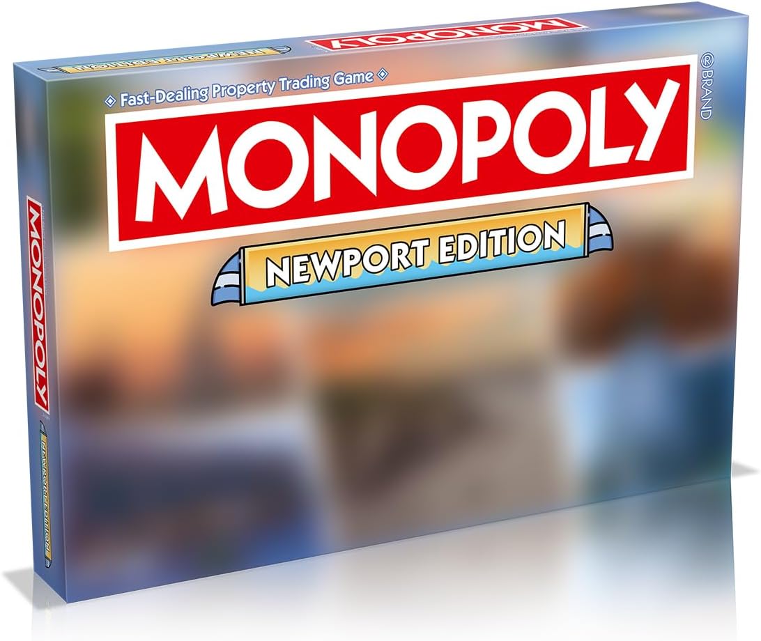 Amazon.com: MONOPOLY Board Game - Newport Edition: 2-6 Players Family ...