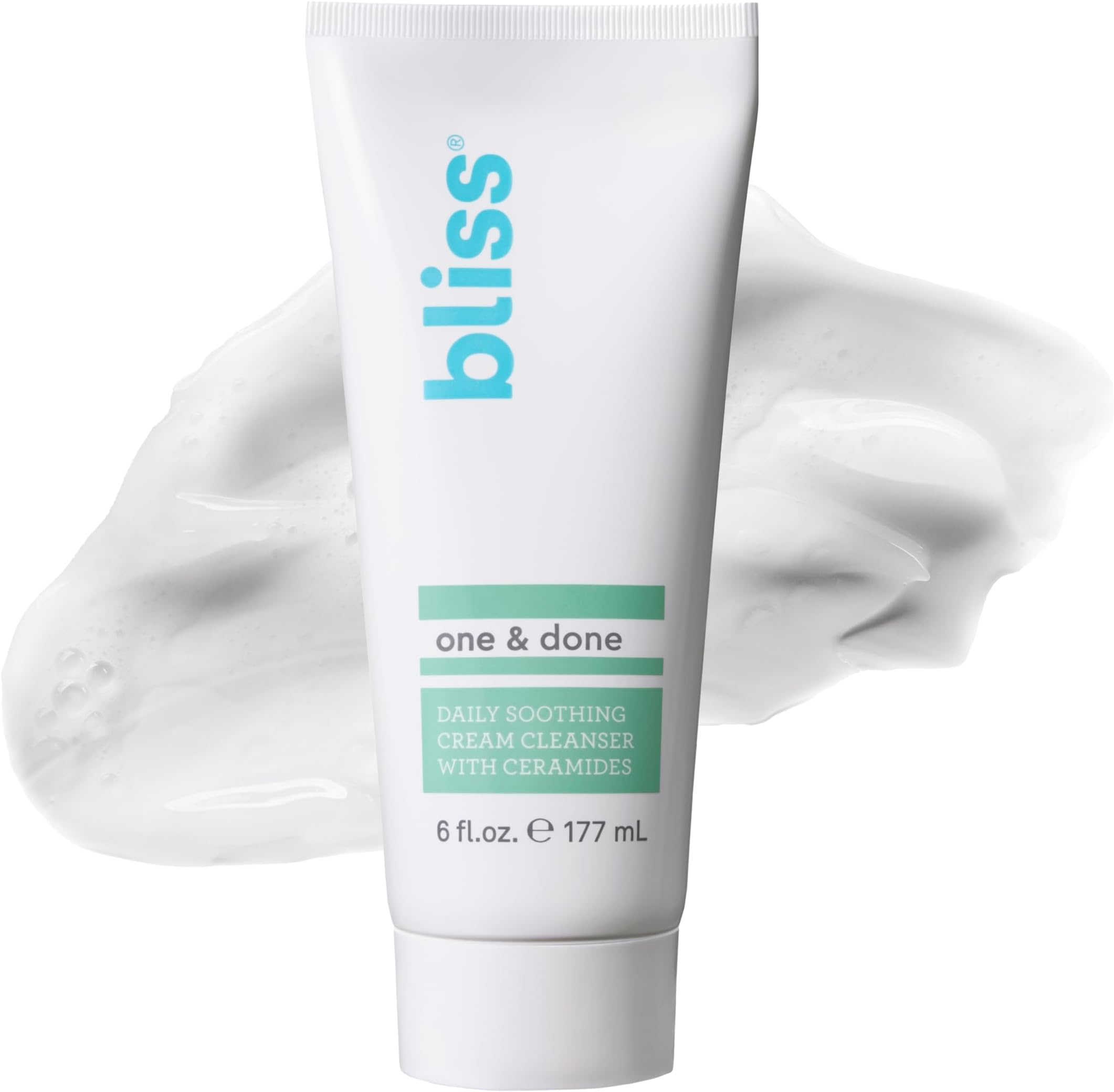 Amazon.com: Bliss One & Done Daily Cream Facial Cleanser With Ceramides ...