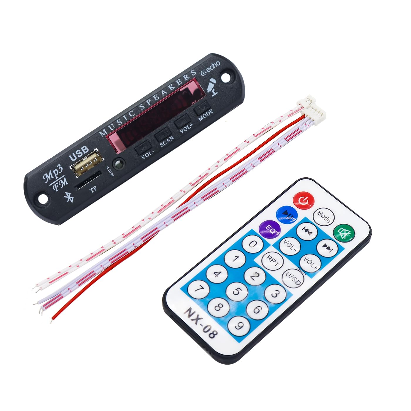 Electronic Spices Bluetooth Mp3 Usb Charging Port Fm Radio Player and ...