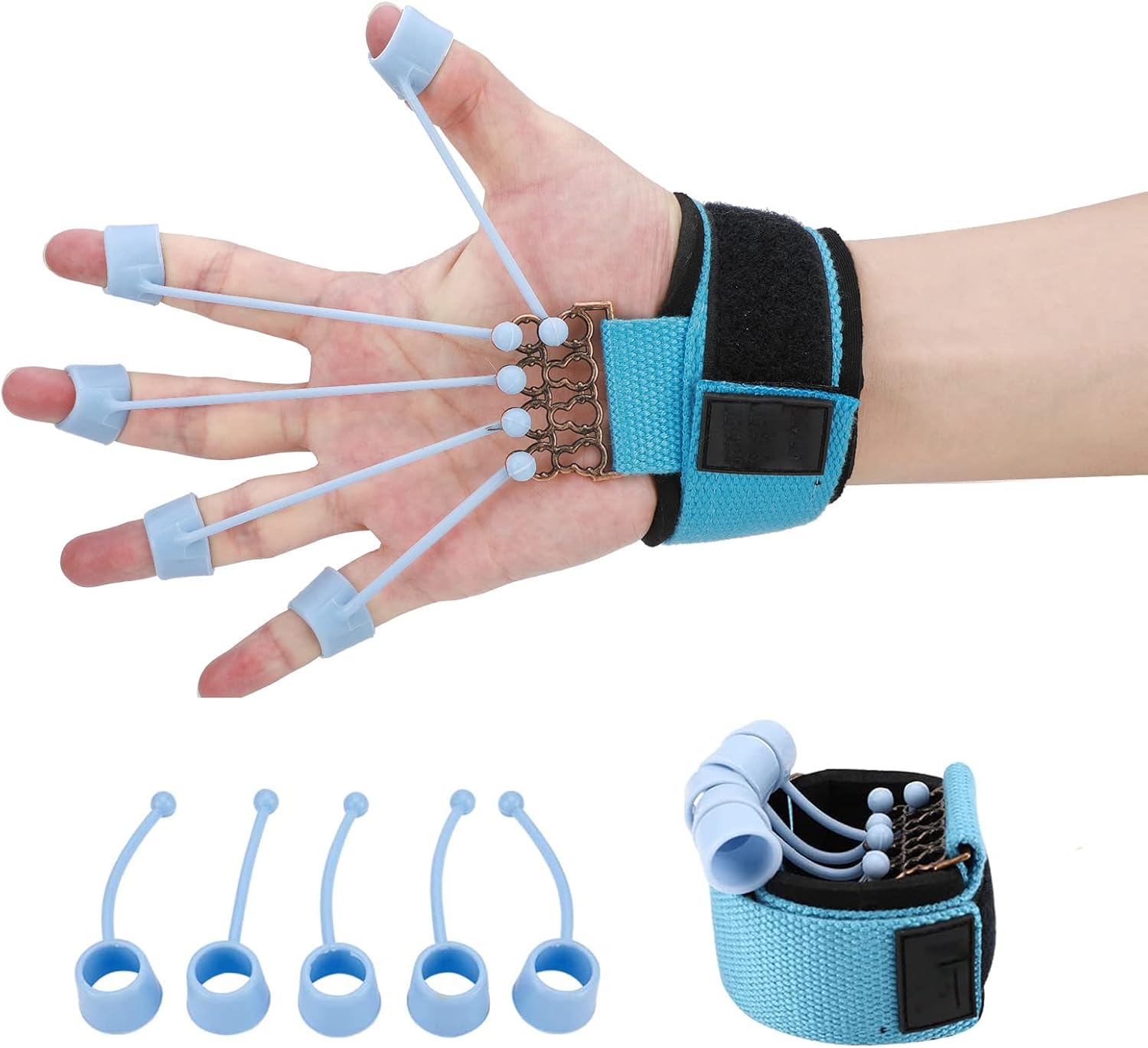 Finger Exerciser, Finger Strengthener Adjustable Finger Exerciser and ...