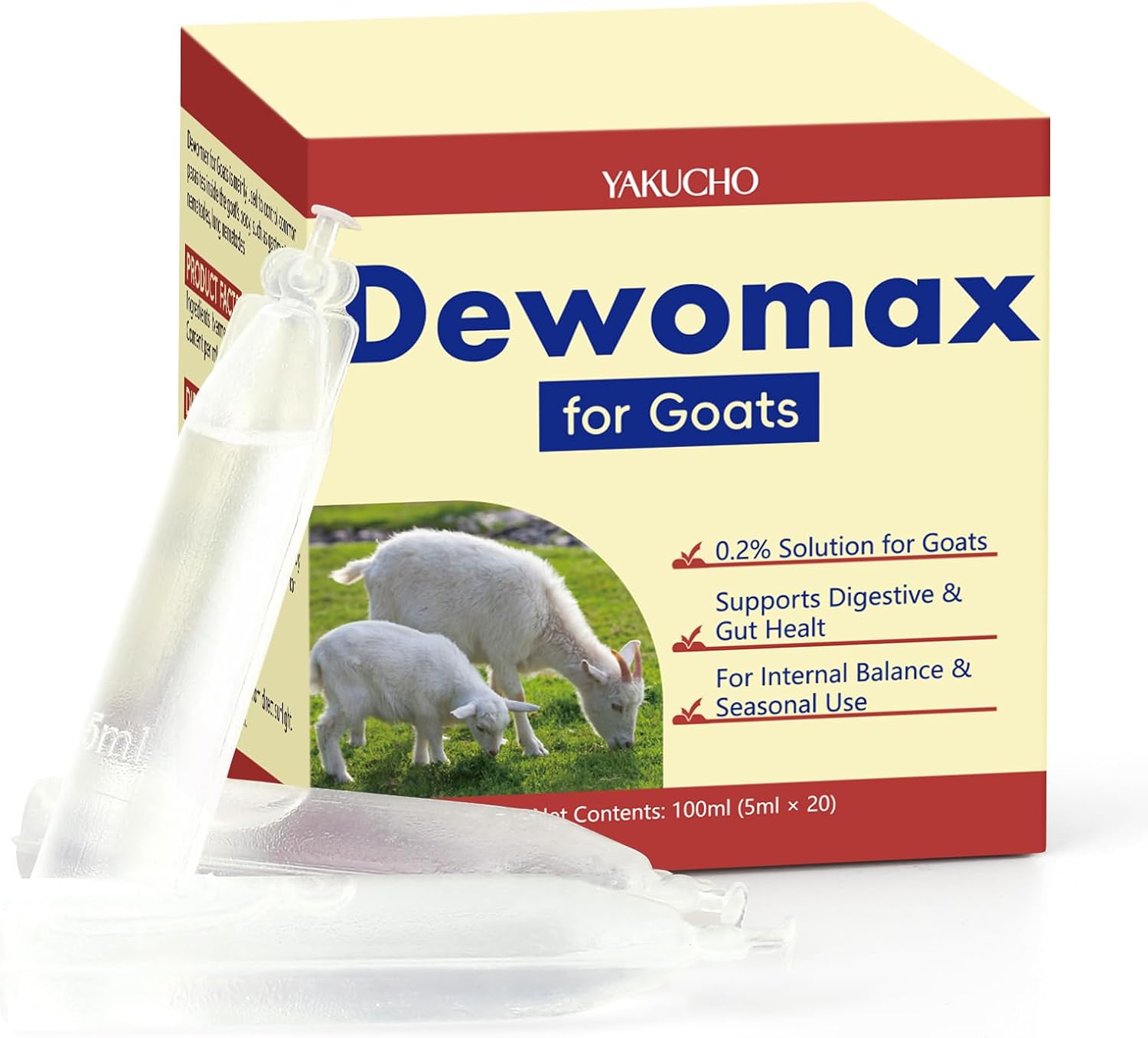 Amazon.com : Dewomax for Goat, Goat Gut Health Liquid, Internal Balance ...
