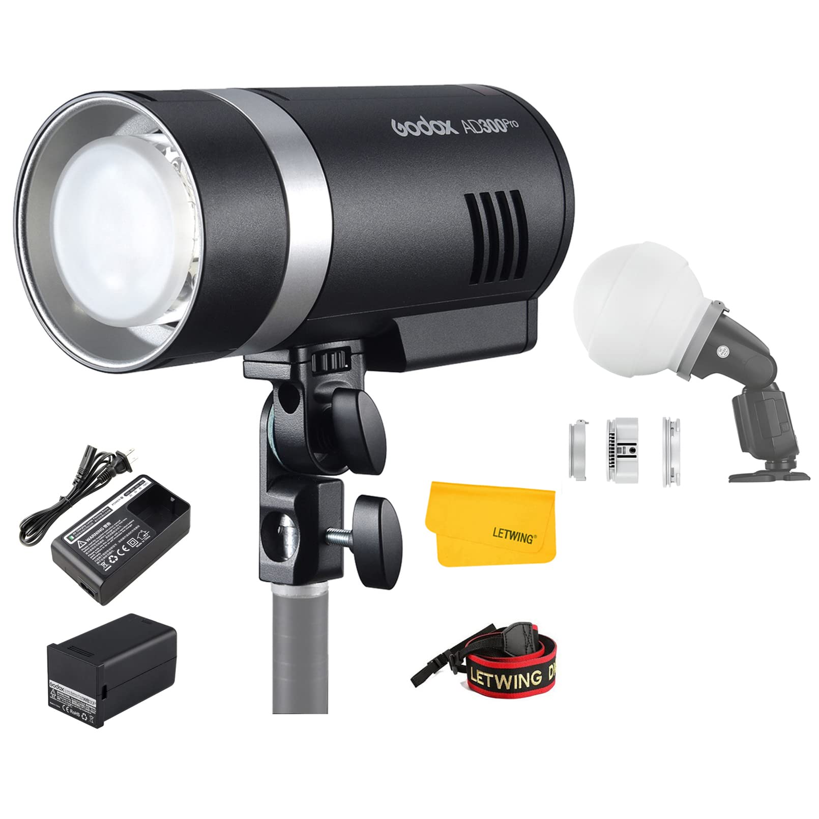 Amazon.com : Godox AD300Pro AD300 Pro Strobe Flash, Studio/Outdoor ...