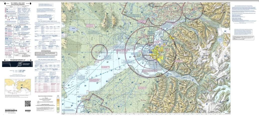Amazon.com: Expired FAA Anchorage Terminal Area Chart (TANC) - Wrapping ...