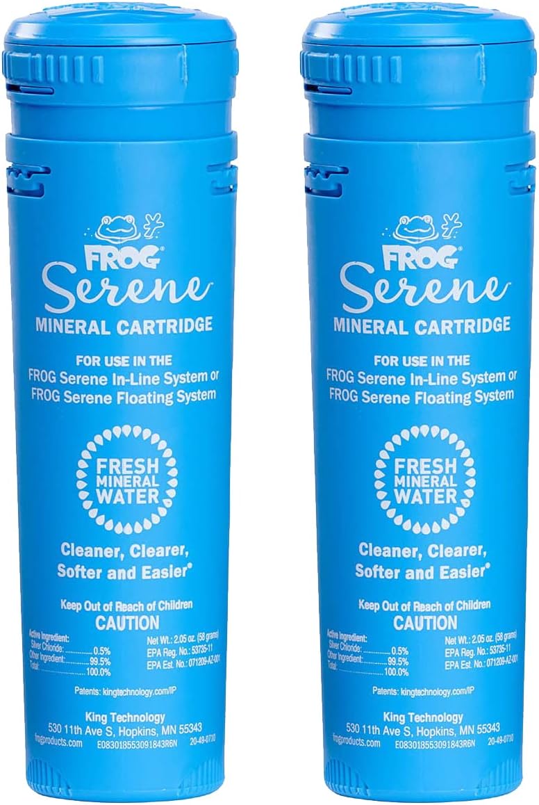 Amazon.com : 2 Frog Serene Mineral Replacement Cartridges for Hot Tubs ...