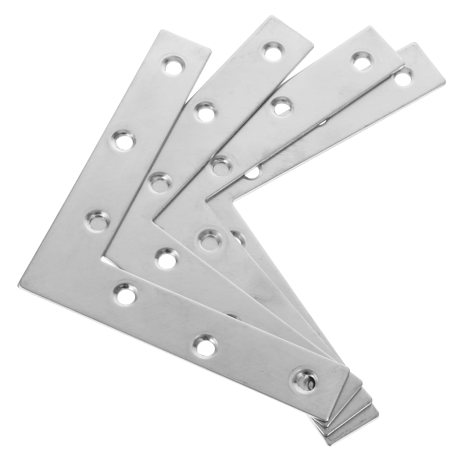 ULTECHNOVO Flat L Shape Repair Mending Plate Joint Bracket – 4 Pcs Flat ...
