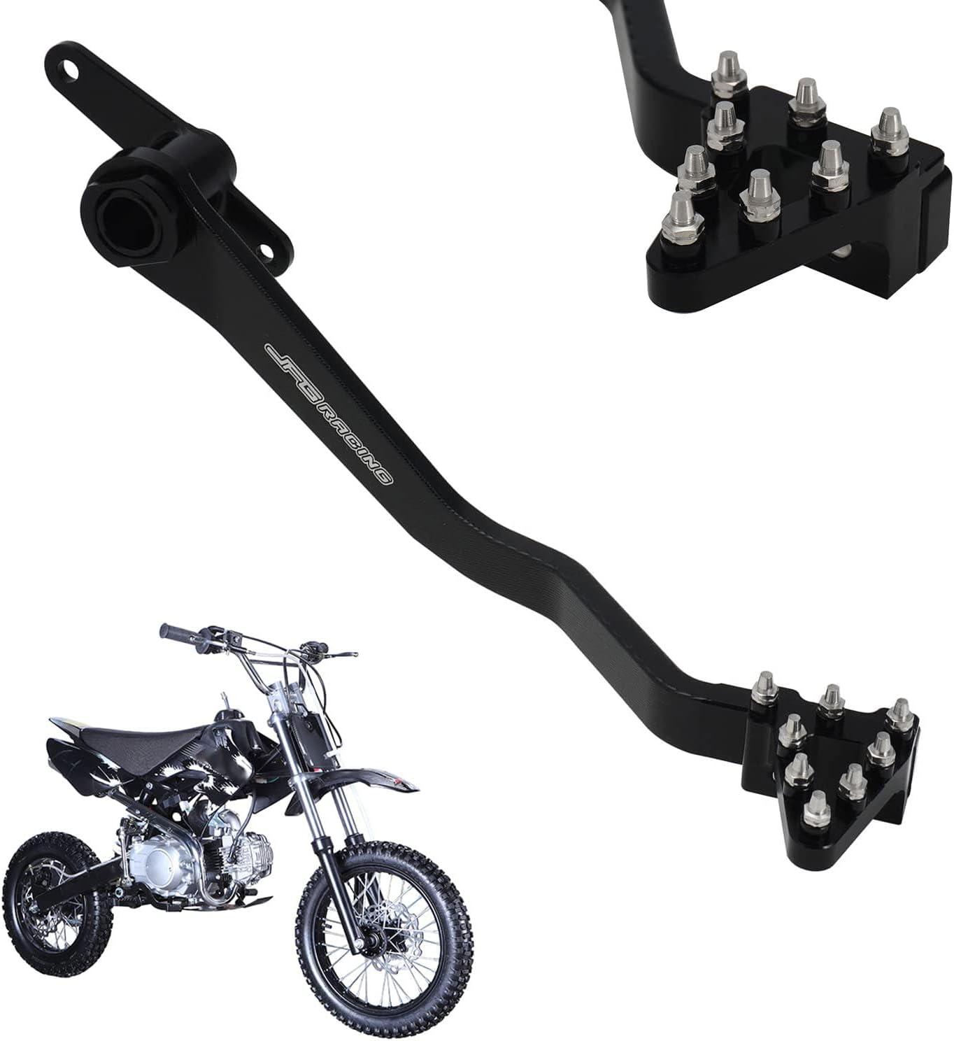 Amazon.com: JFG RACING Motorcycle Folding Rear Brake Pedal Foot Lever ...