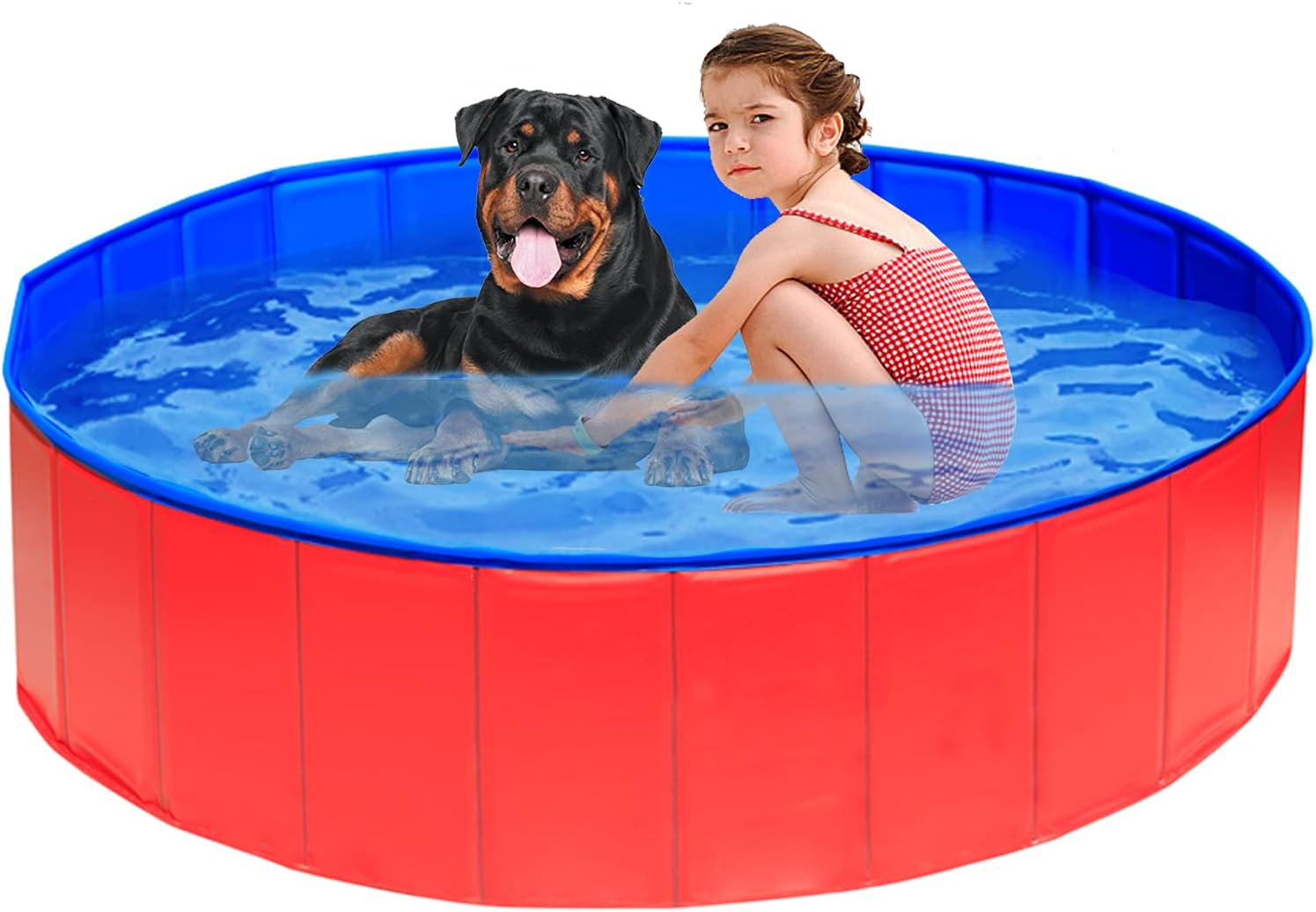 Amazon.com: PJZP Large Dog Pool Foldable Dog Pool pet Pool Dog Swimming ...