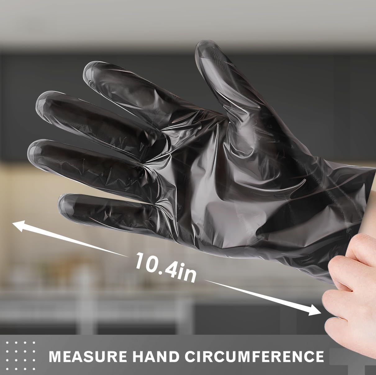 Snapklik.com : Disposable Gloves, 1000 Pcs Plastic Gloves For Kitchen ...