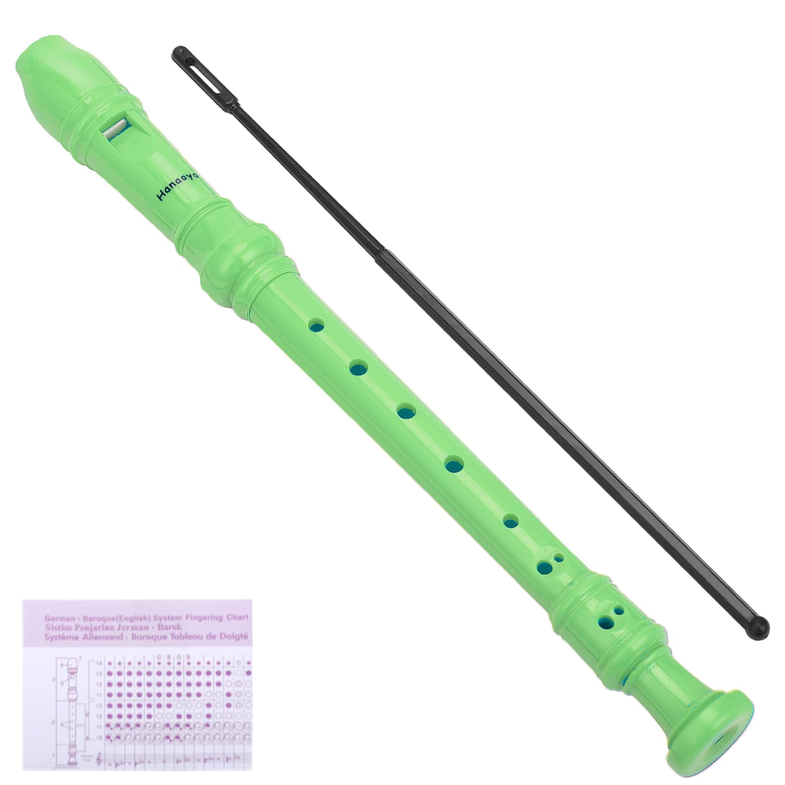 Snapklik.com : Soprano Recorder Instrument German Style C Key 8 Holes ...
