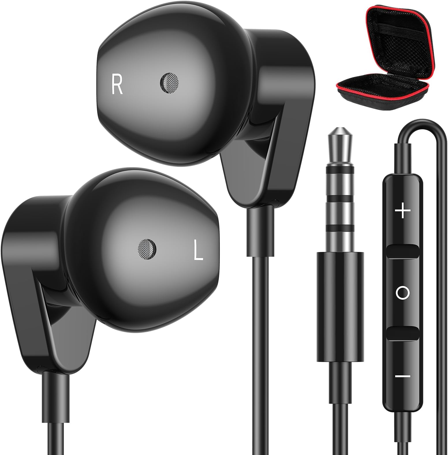 Amazon.com: APETOO HiFi Stereo Wired Earbuds Headphones with 3.5mm Plug ...