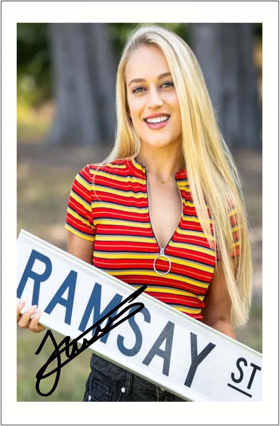 Zima Anderson Signed 6X4 Inch Photo Print Pre Printed Signature ...