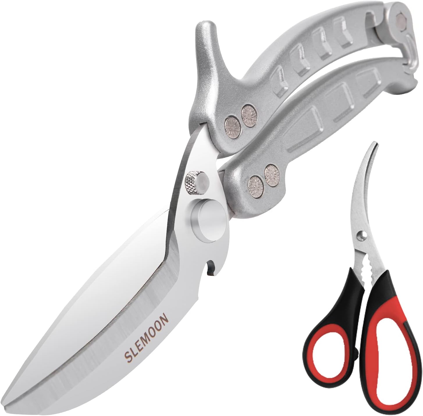 Amazon.com: SLEMOON Heavy Duty Poultry Shears Kitchen Salad Scissors ...