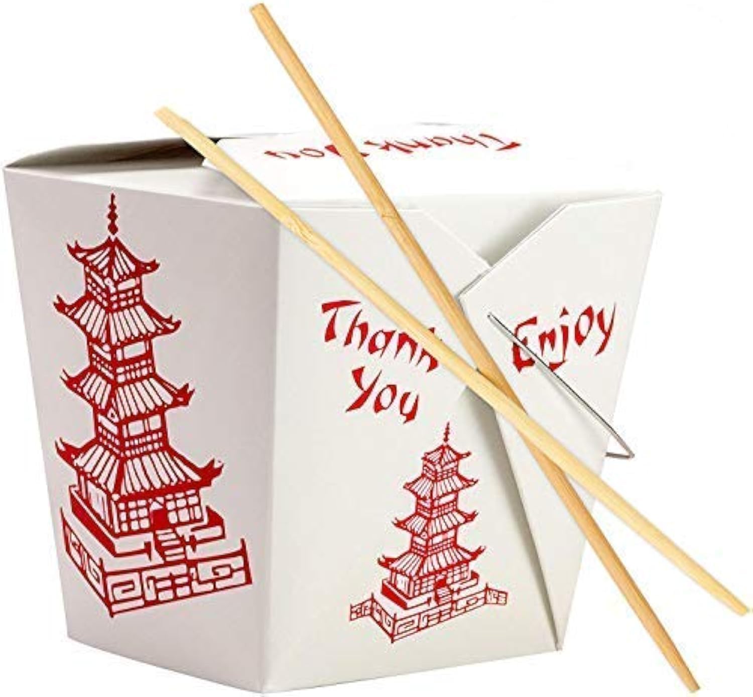 Amazon.com: Avant Grub Durable 32 Oz Chinese Take Out Boxes. 25pk Food ...