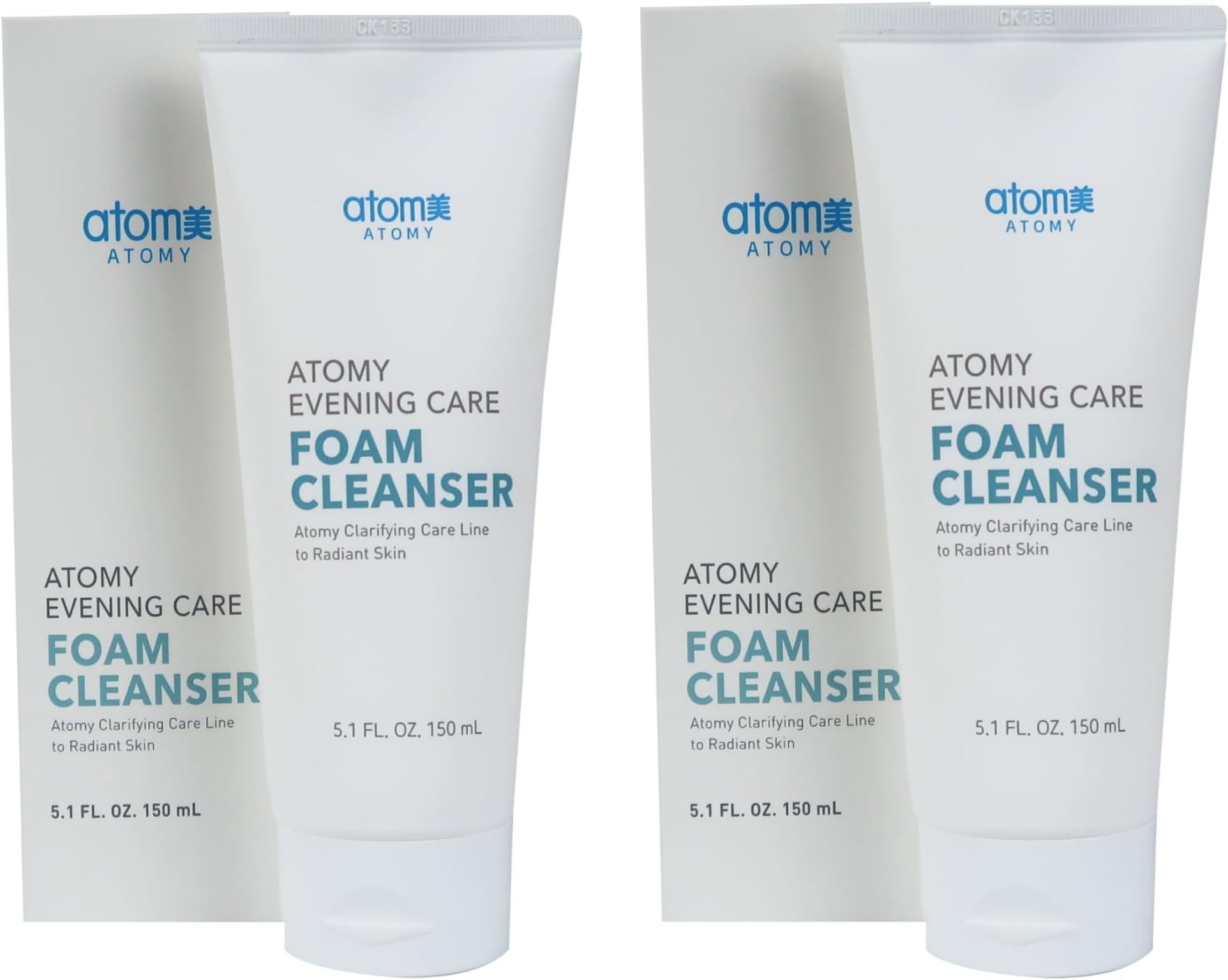 Amazon.com: GASHINA STORY ATOMY Evening Care Deep Cleanser - 150ml x 2 ...