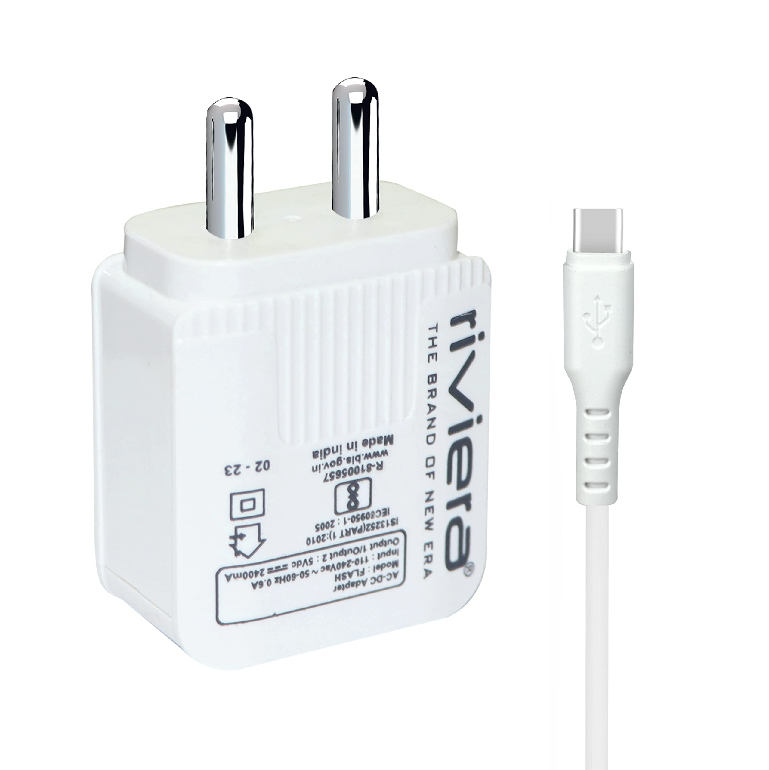 Riviera Electra 3A USB Charger, Dual Port 5V/3A Wall, 47% OFF