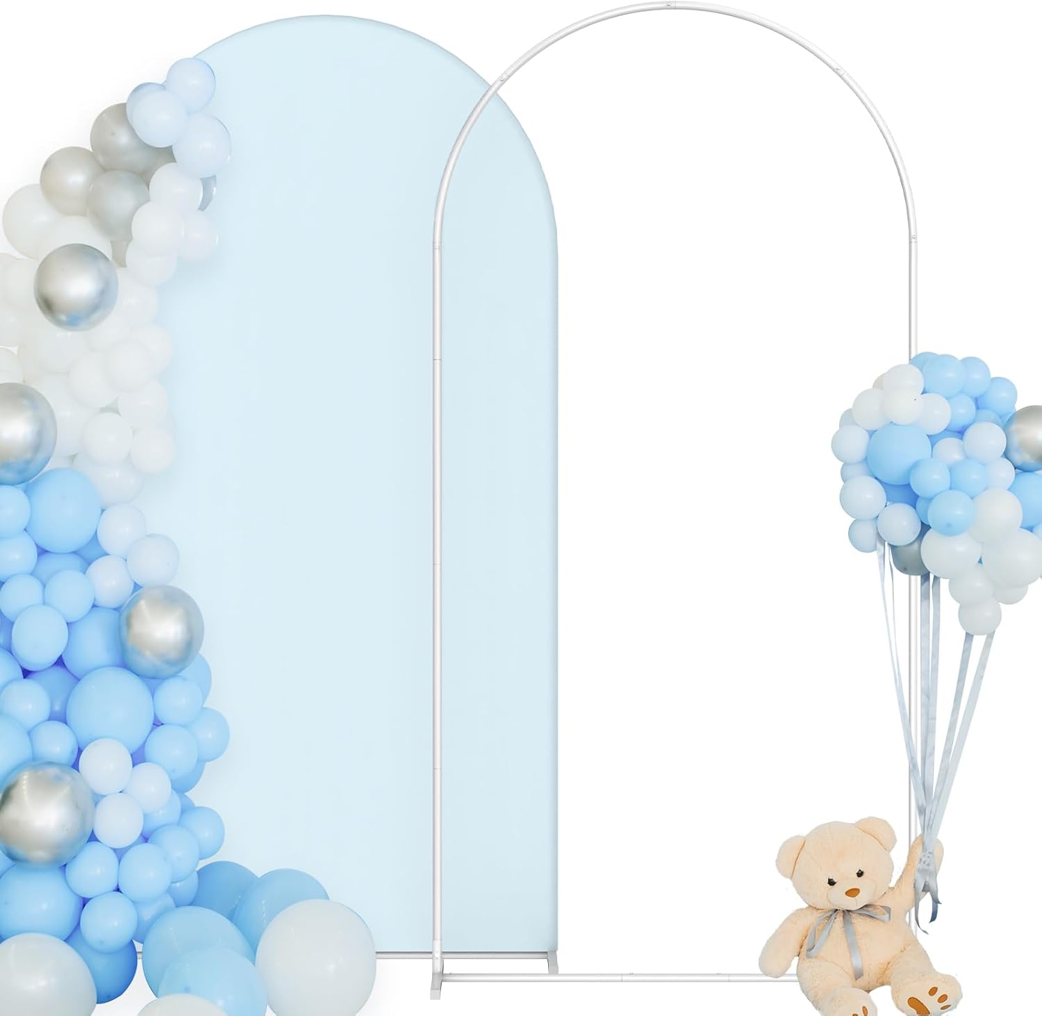Amazon.com : Wedding Arch Backdrop Stand with Wedding Arch Cover ...