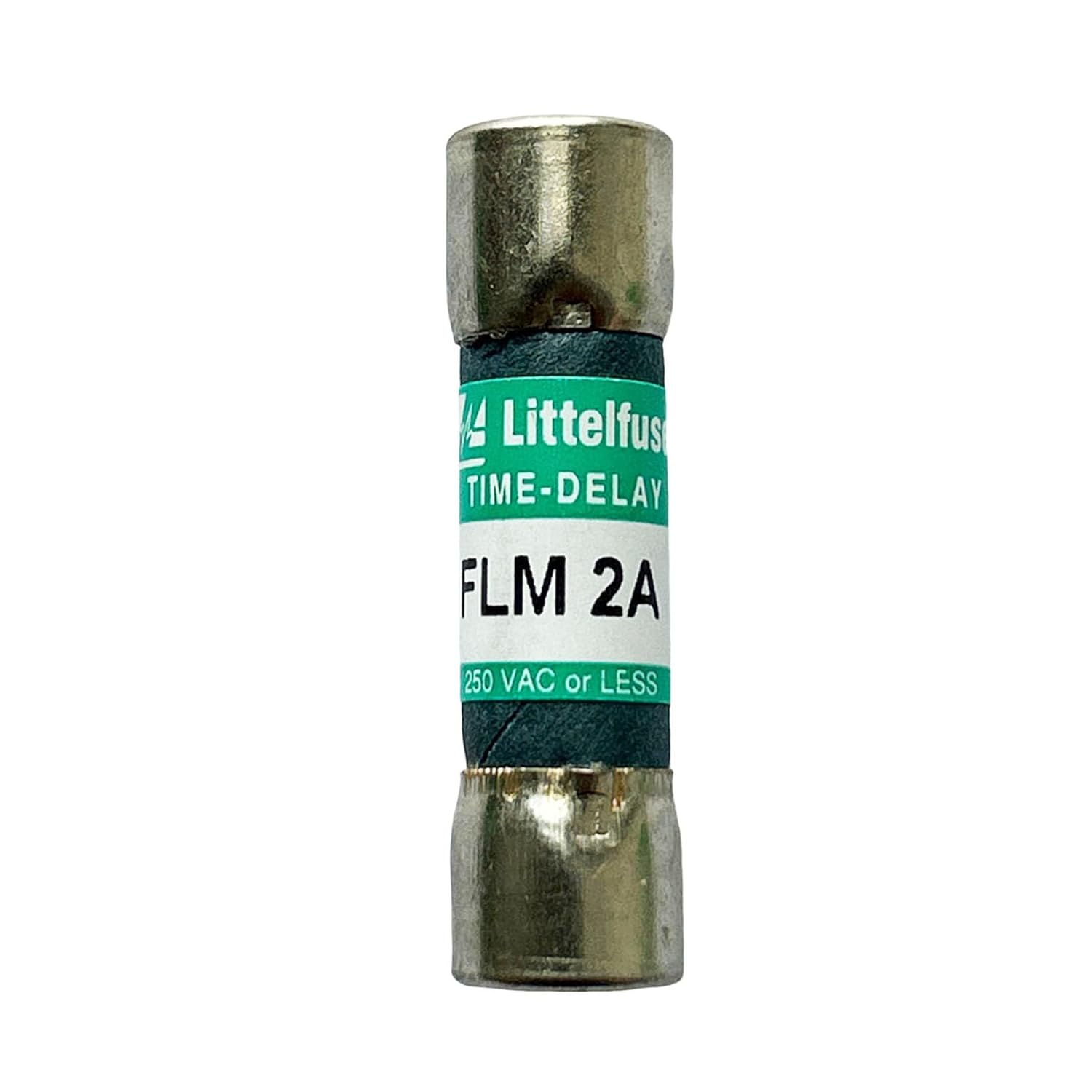 New FLM 2A FLM002 FLM-2 FLM-2A 250Vac Time Delay Fuse, Pack of 10 ...