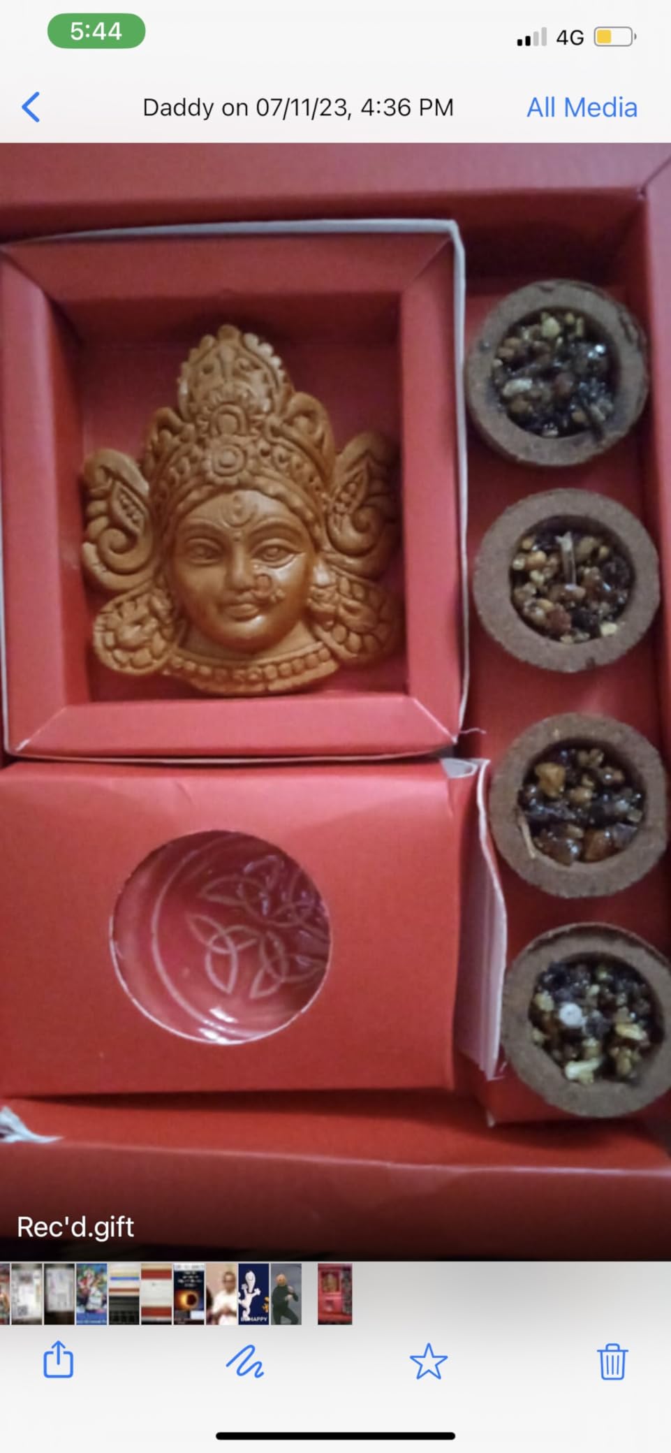 Buy Phool Havan Cups - Special Diwali Gift Hamper Laxmi Pooja Pack - 4 ...