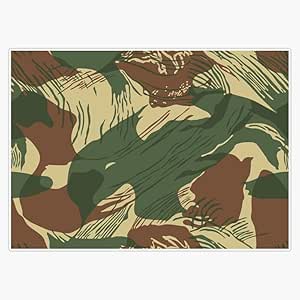 Amazon.com - Rhodesian Brush Stroke Camouflage Window Bumper Sticker ...