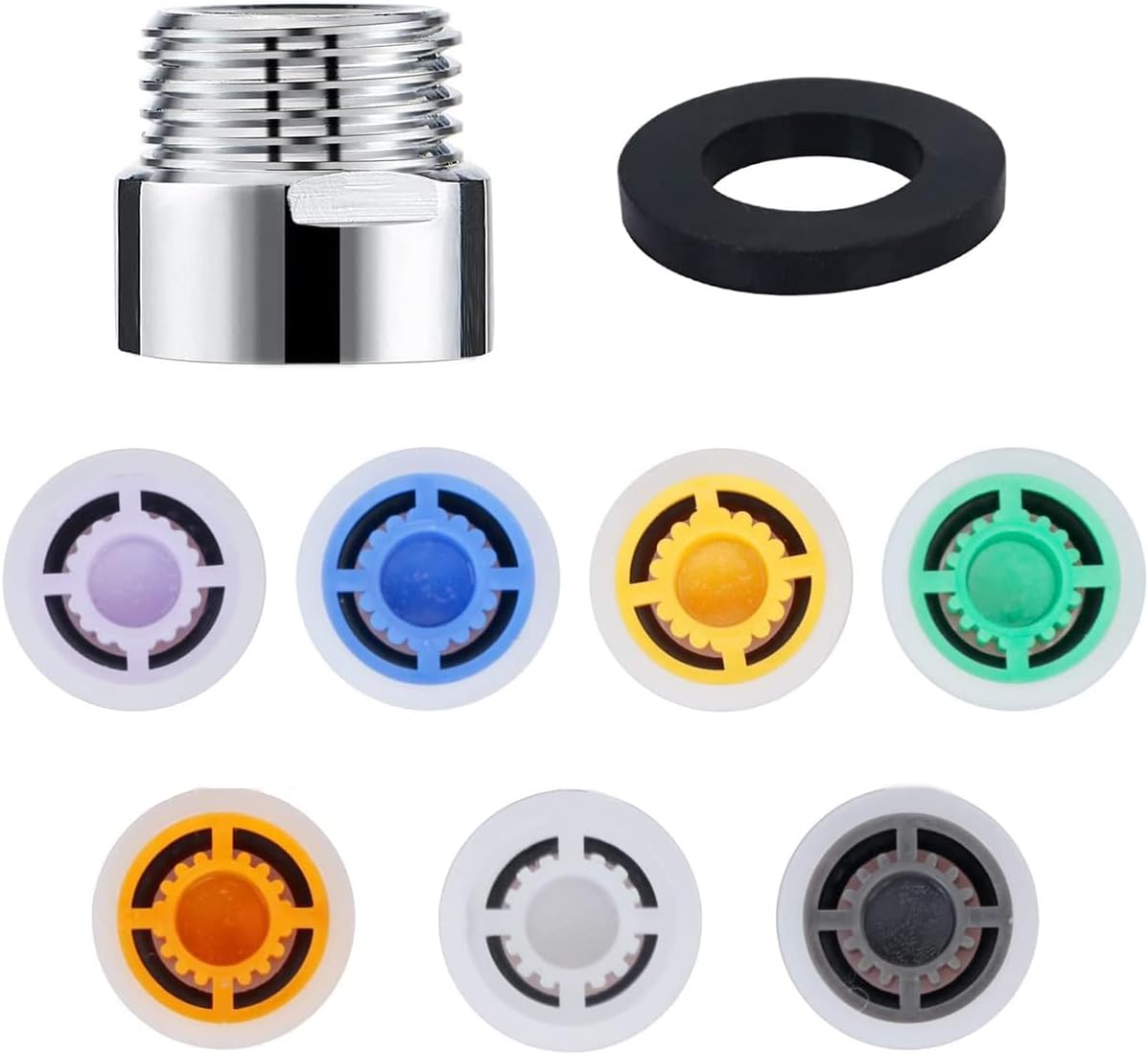 8 Pcs/Set Shower Flow Reducer Limiter Set, Water Saving Shower Flow ...