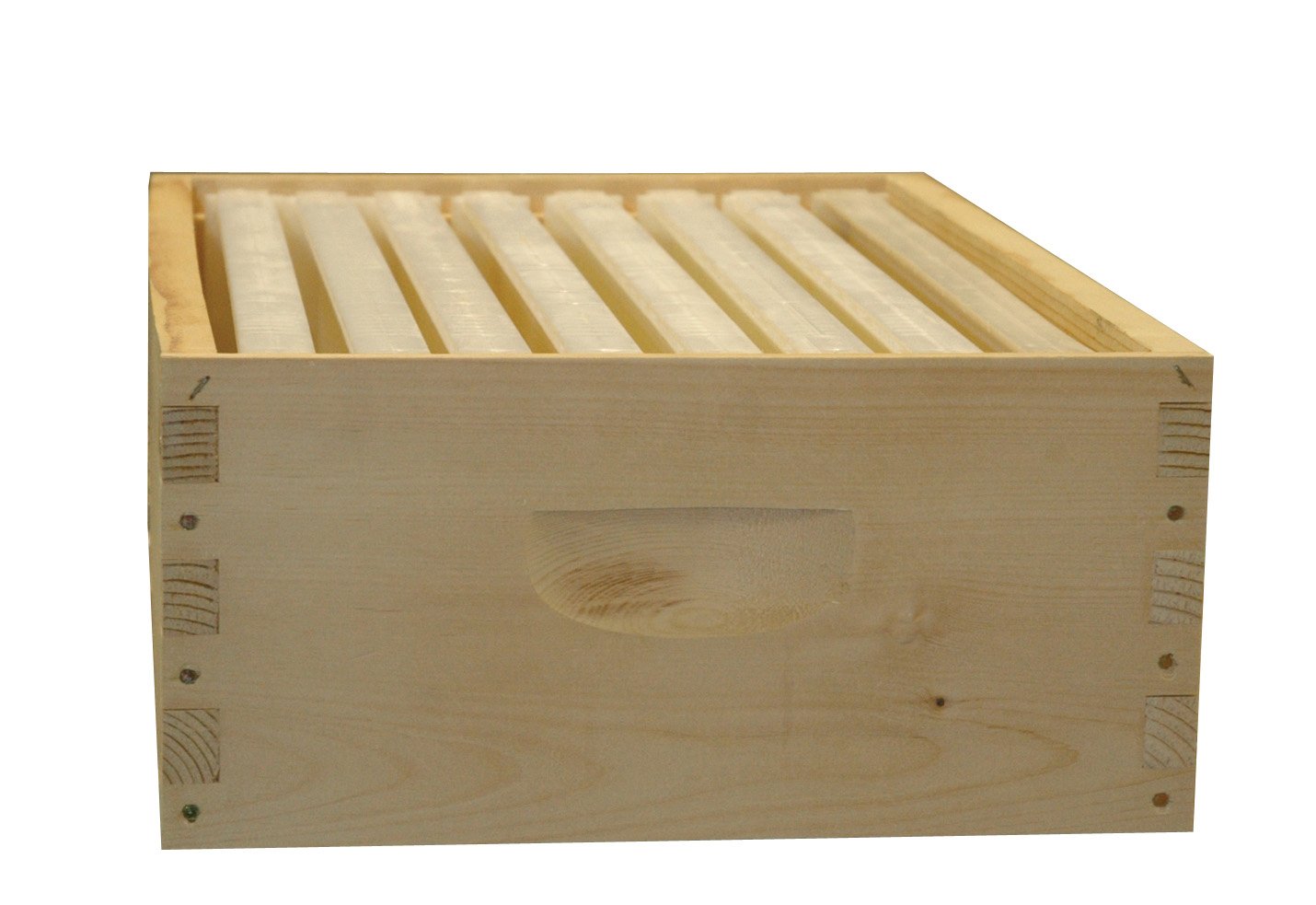 Amazon.com : 8-Frame Assembled Honey Super Kit, Wood Frames, Made in ...