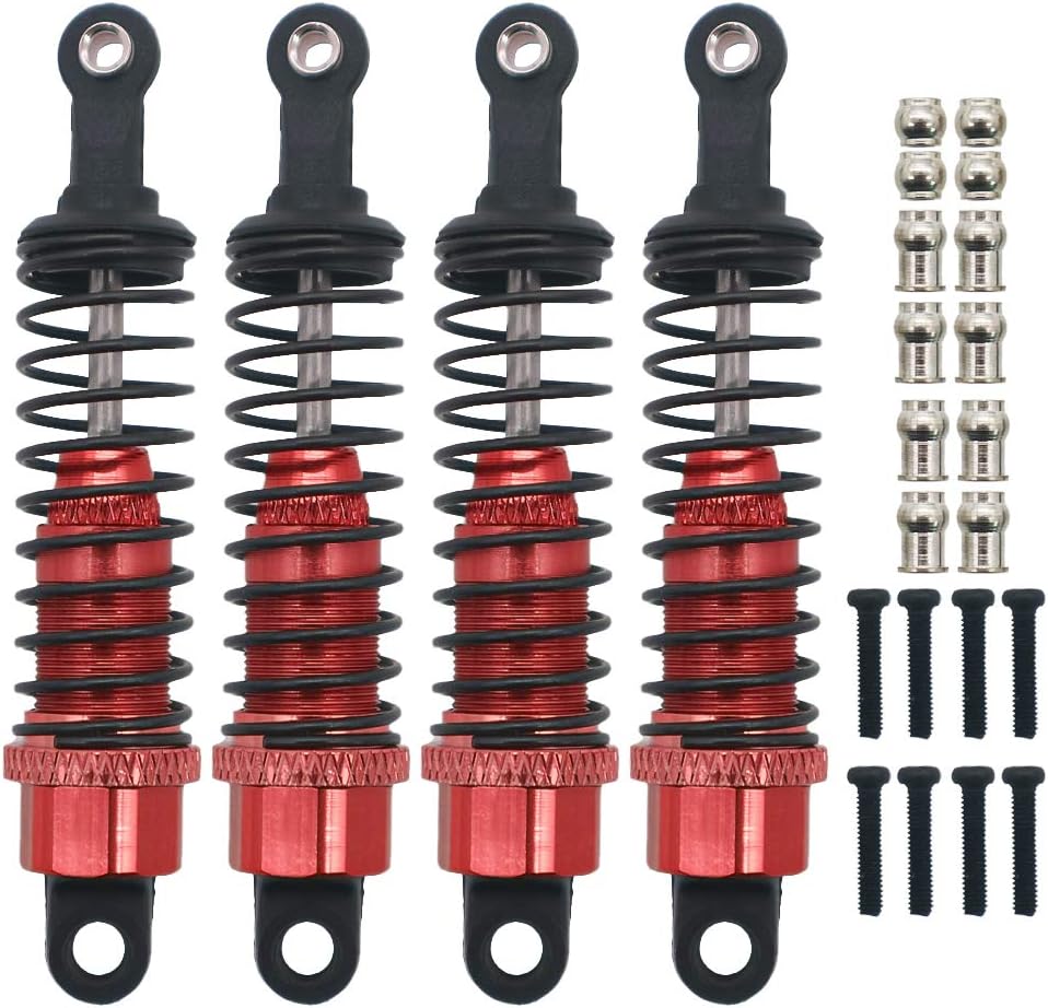 Amazon.com: HobbyCrawler RC Adjustable Shocks Absorber Springs Set ...