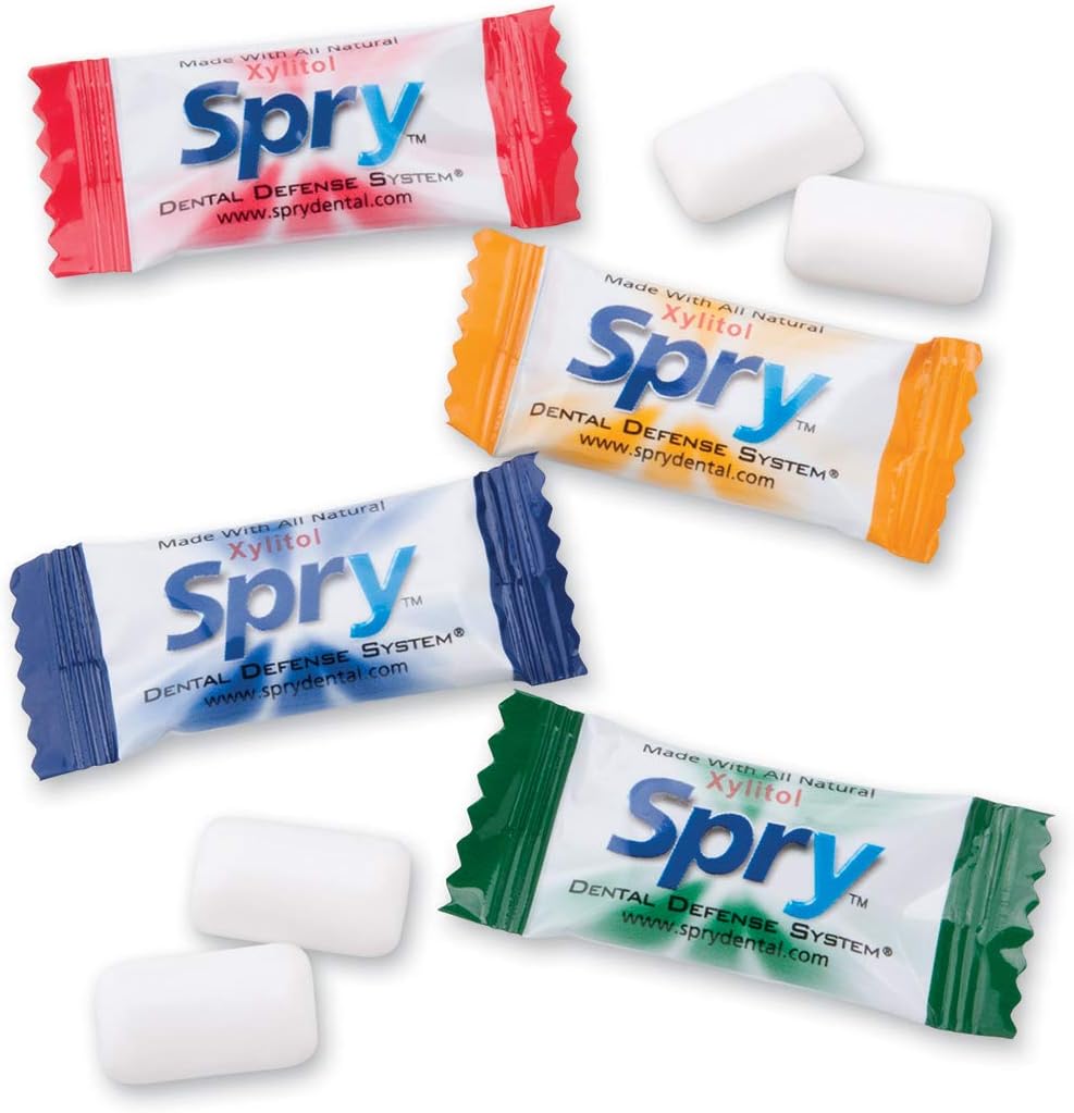 Amazon.com : Spry® Sugar Free Xylitol Gum - 225 per pack : Chewing Gum ...