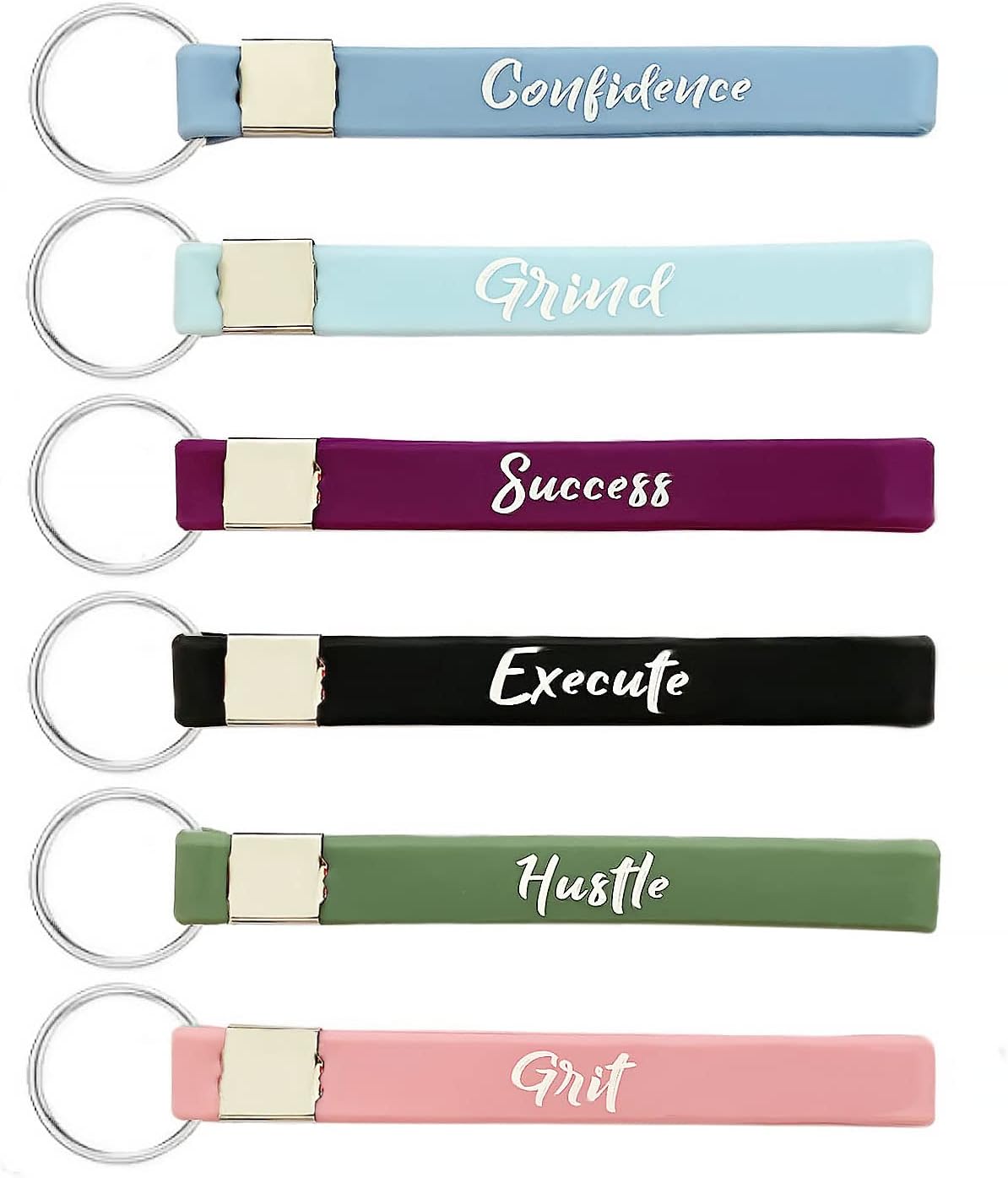 24 Pcs Motivational Keychains Inspirational Quote Keychains Positive ...