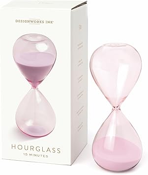 Amazon.com: DesignWorks Ink Hourglass Gift Boxed Sand Timer 15-Minute ...