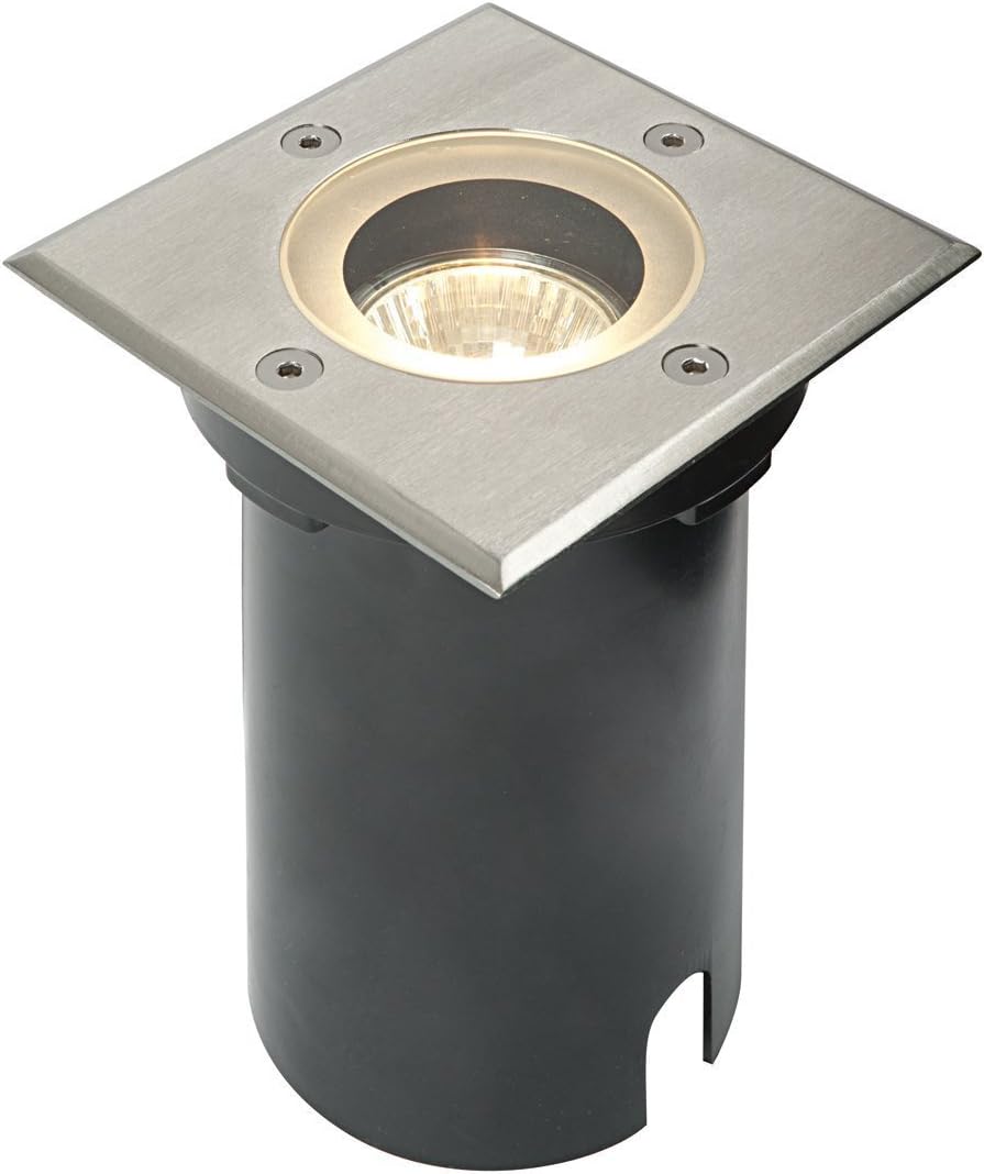 Pillar IP65 Marine Grade Stainless Steel GU10 Square Outdoor Decking ...