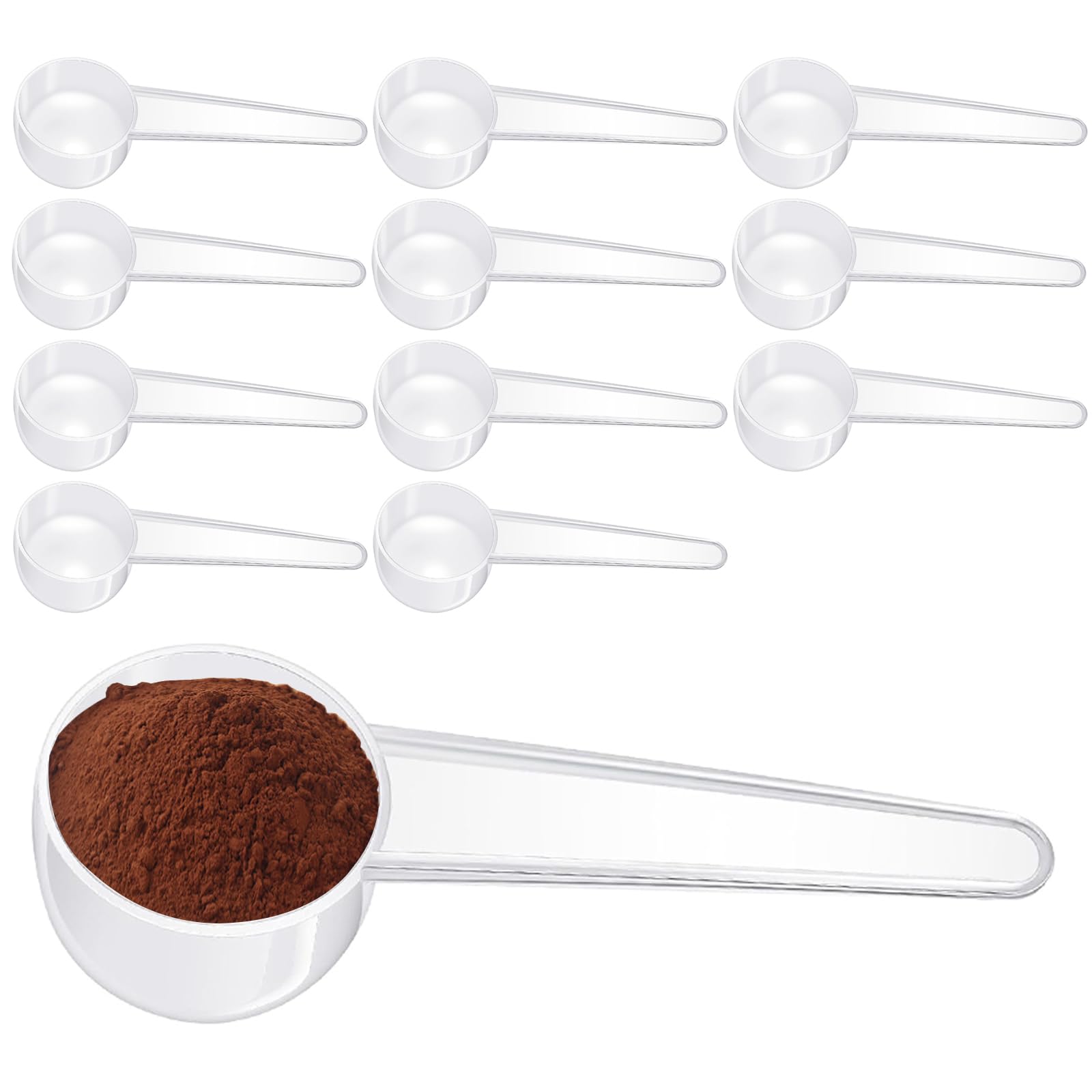 Amazon.com: 12 Pack Plastic Measuring Scoop, (15 cc | 1 tablespoon | 15 ...