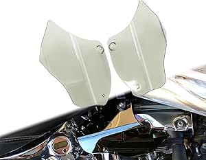 Amazon.com: HCmotorku Air Heat Deflector Saddle Shields Fit for Harley ...